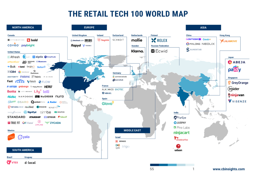 Retail Tech 100 of 2020: The tech innovators transforming retail - CB ...