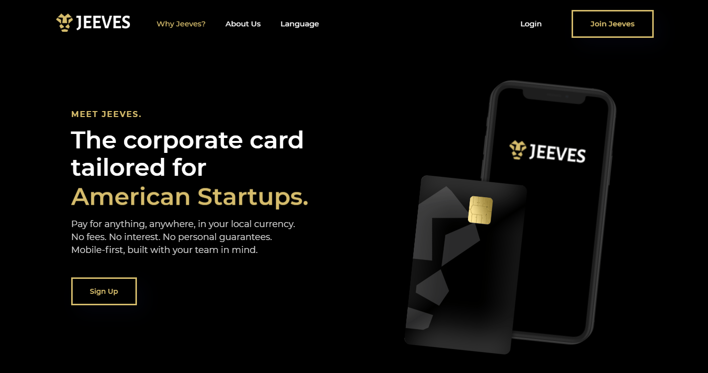 Expense Management And Corporate Card For Startups Provider Jeeves ...
