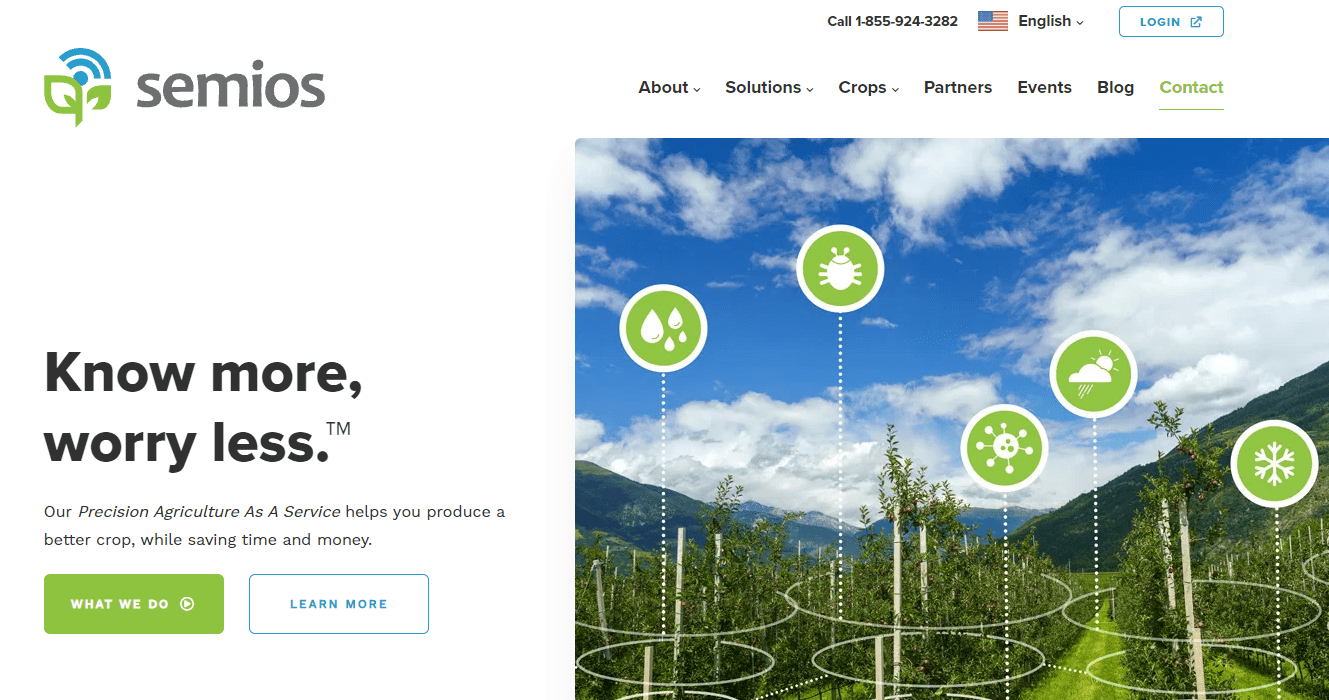 Semios, Provider Of An IoT Network Of Sensors For Agricultural Crop ...