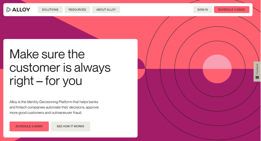 Alloy, A Provider Of Identity And Risk Solutions For Banks And Fintech ...