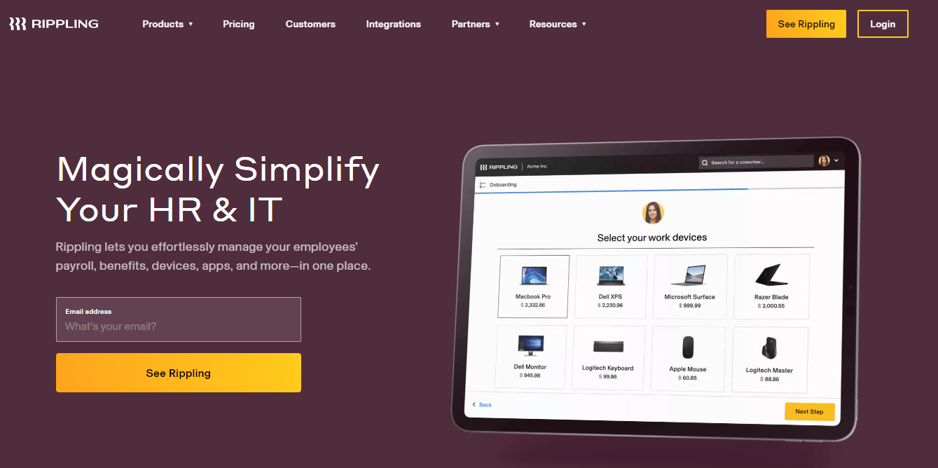 HR And IT Employee Management Software Provider Rippling Raises $250M ...