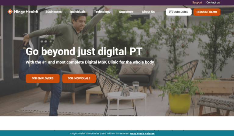 Hinge Health - Products, Competitors, Financials, Employees ...