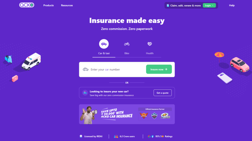 Indian Online Insurer Acko General Insurance Secures $225M And Reaches ...