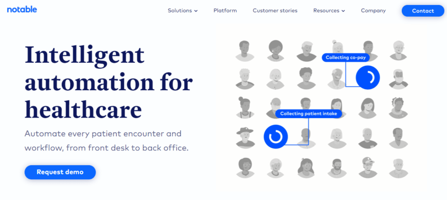 Notable, A Provider Of Robotic Process Automation (RPA) For Healthcare ...