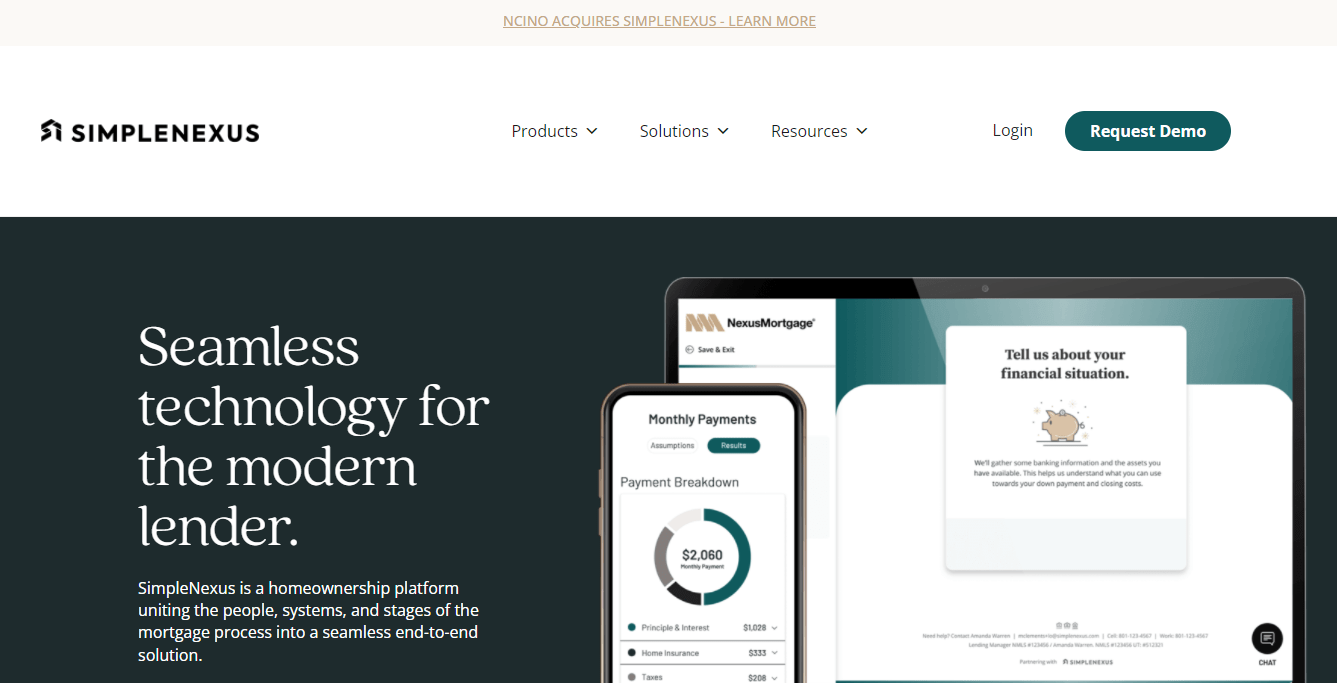 nCino Acquires Digital Mortgage Platform SimpleNexus For $1.2B, A 28.9x ...