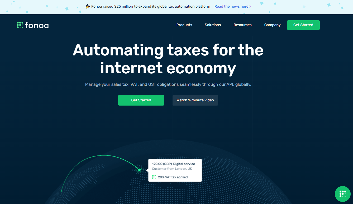 Fonoa, A Provider Of Automated Tax Compliance Tools For Internet ...