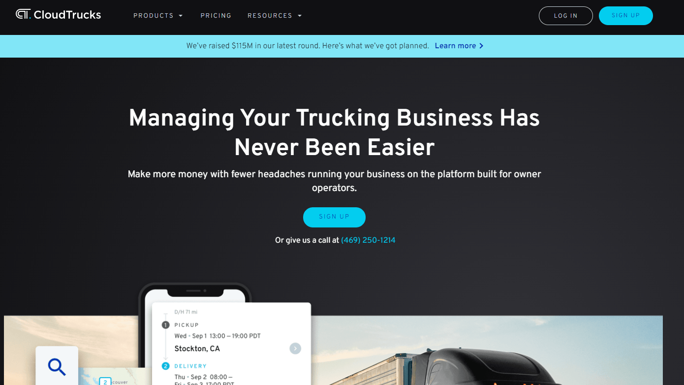 CloudTrucks, A Maker Of Software For Improving Trucking Company ...