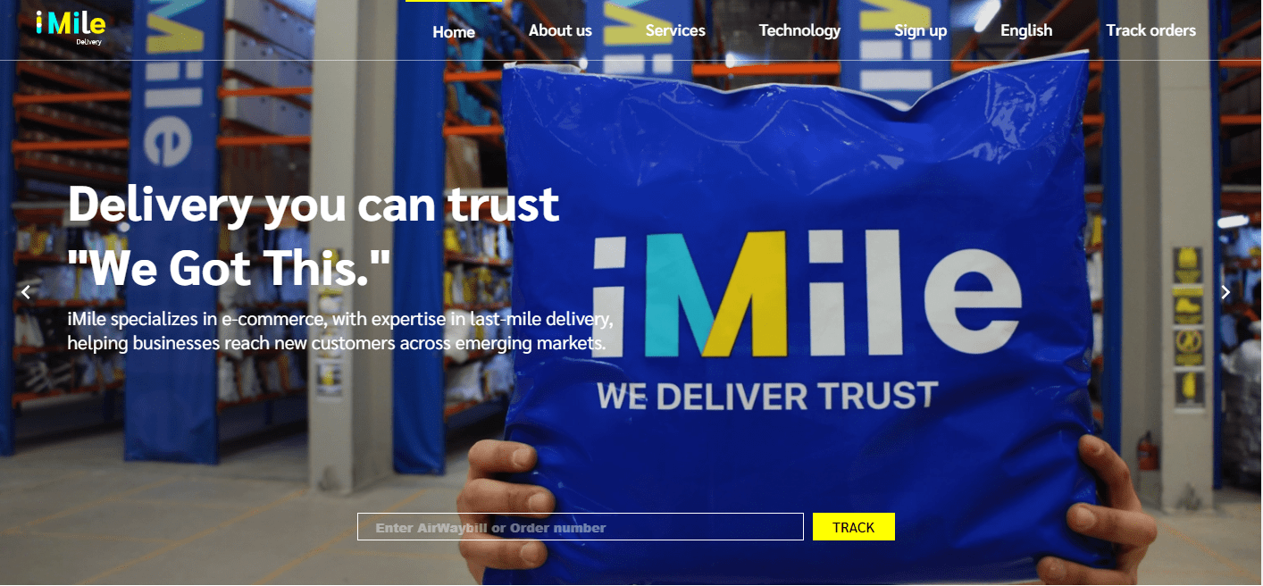 Aramex Competitor iMile, A Logistics And Last-Mile Delivery Service ...
