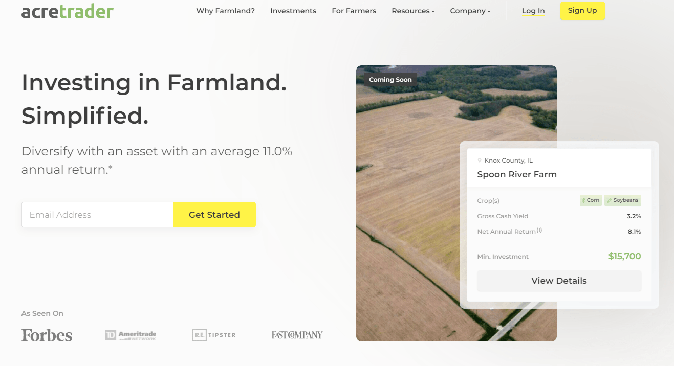 Acretrader Raises $40M For Its Farmland As An Alternative Investment ...