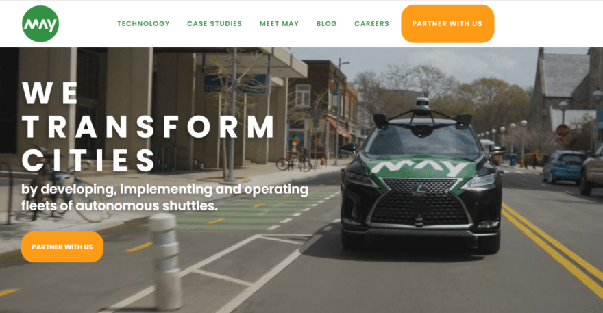 BMW And Toyota Back Autonomous Vehicle Shuttle Firm May Mobility. May ...