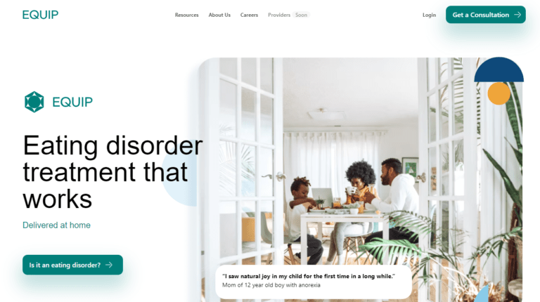 Virtual eating disorder treatment platform Equip raises $58M from The Chernin Group. Equip ...