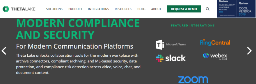 Theta Lake, a developer of security and compliance software for ...
