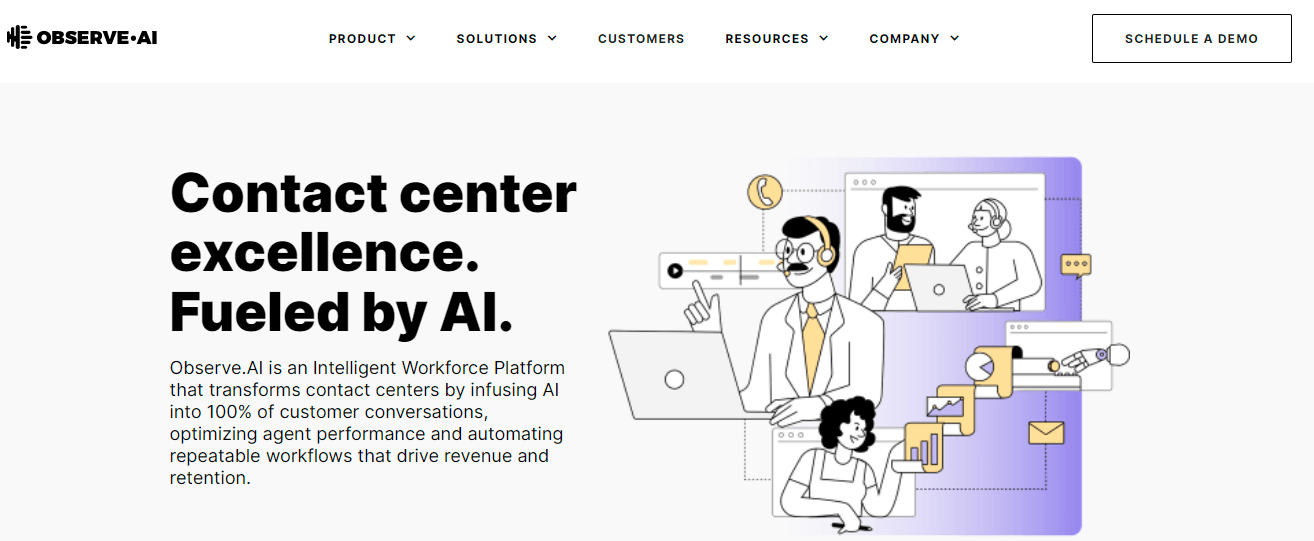 Zoom backs Observe.ai, a contact center software provider. Observe.ai ...
