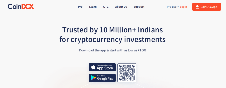 CoinDCX, an Indian crypto exchange, sees valuation top $2B. CoinDCX competitors include WazirX ...