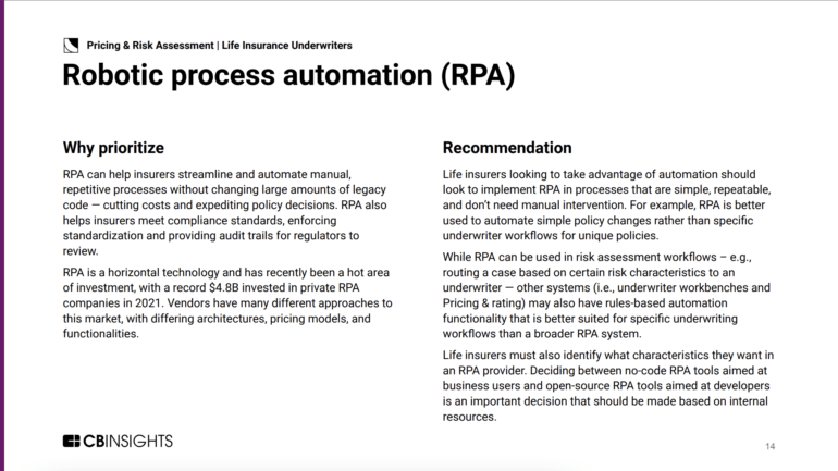Why life insurance underwriters are prioritizing robotic process ...