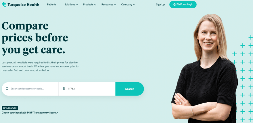 Turquoise Health, a healthcare price transparency data provider, raises ...