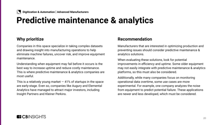Why advanced manufacturers are prioritizing predictive maintenance ...