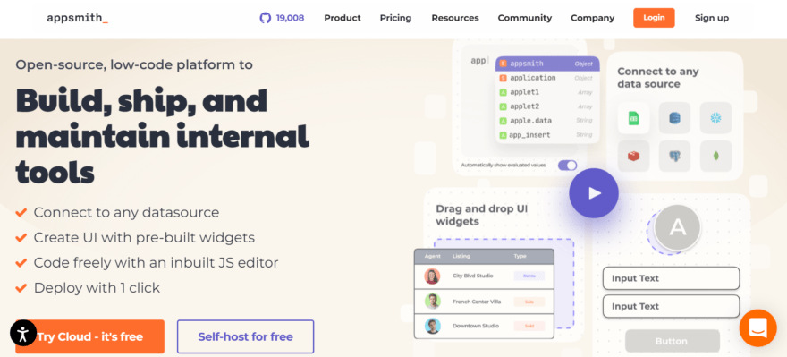 Low-code business app building platform Appsmith raises $41M from investors including Canaan ...