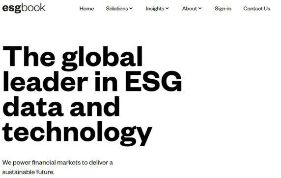 ESG Book, a sustainability data provider for financial services, raises ...