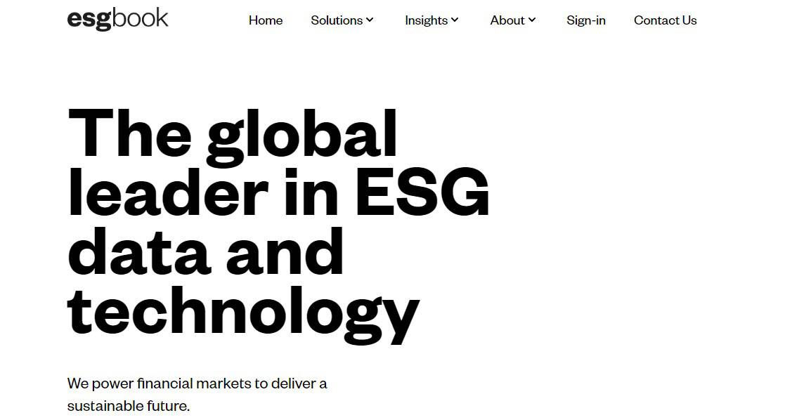 ESG Book, a sustainability data provider for financial services, raises ...