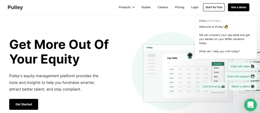 Startup equity cap table management service Pulley raises $40M from ...