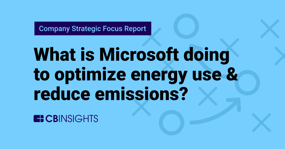 What is Microsoft doing to optimize energy use & reduce emissions? - CB ...