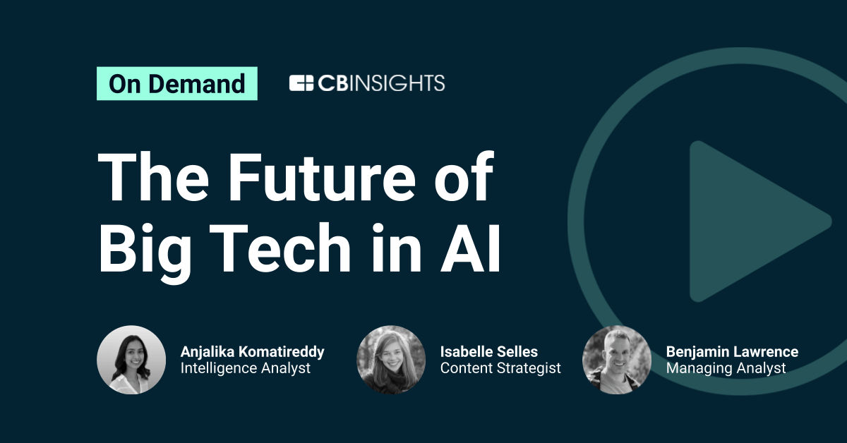 The Future of Big Tech in AI - CB Insights Research